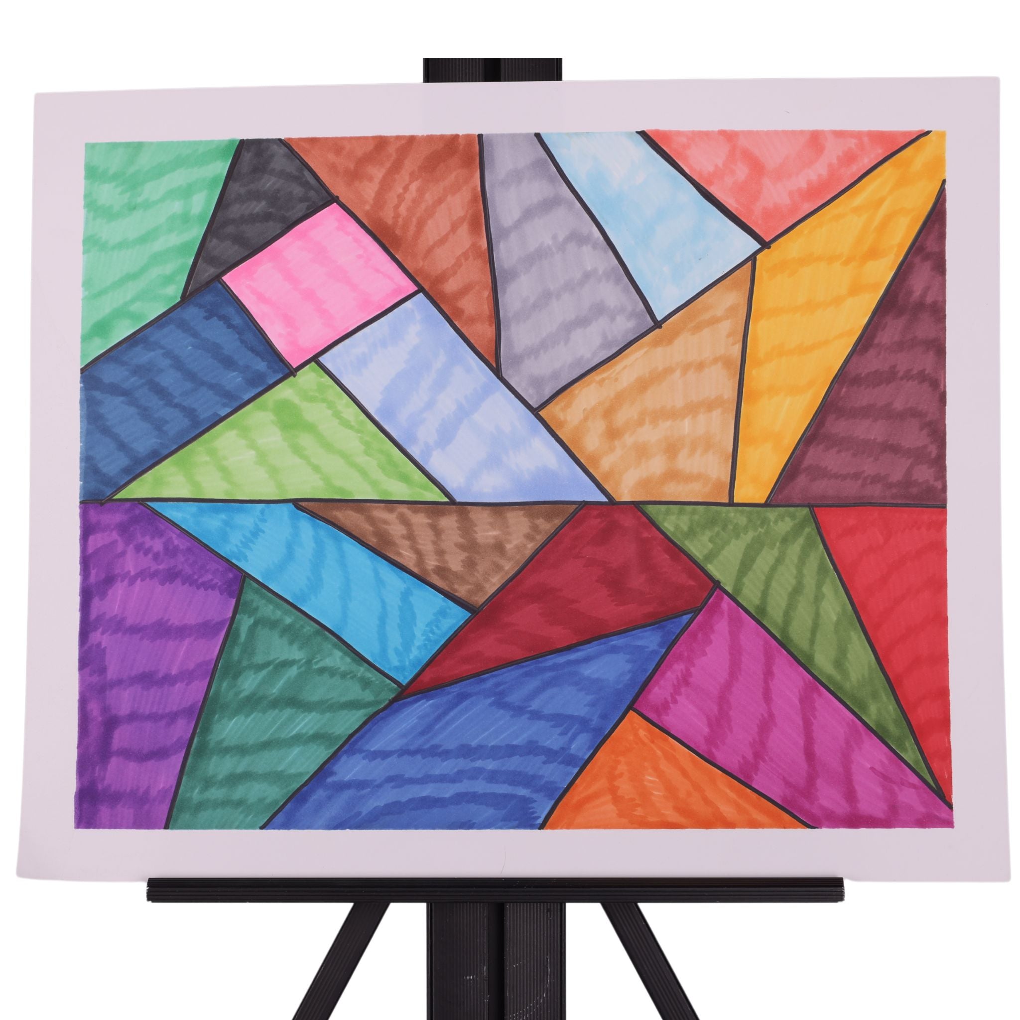 Tri-Colors 14 x 17 Drawing | Artworks Studio